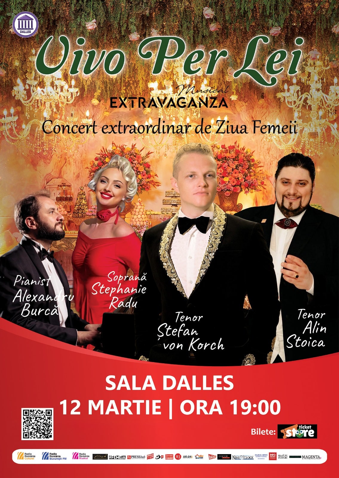 „Vivo per lei”, singurul concert pop-opera al primăverii, îi aduce pe ...